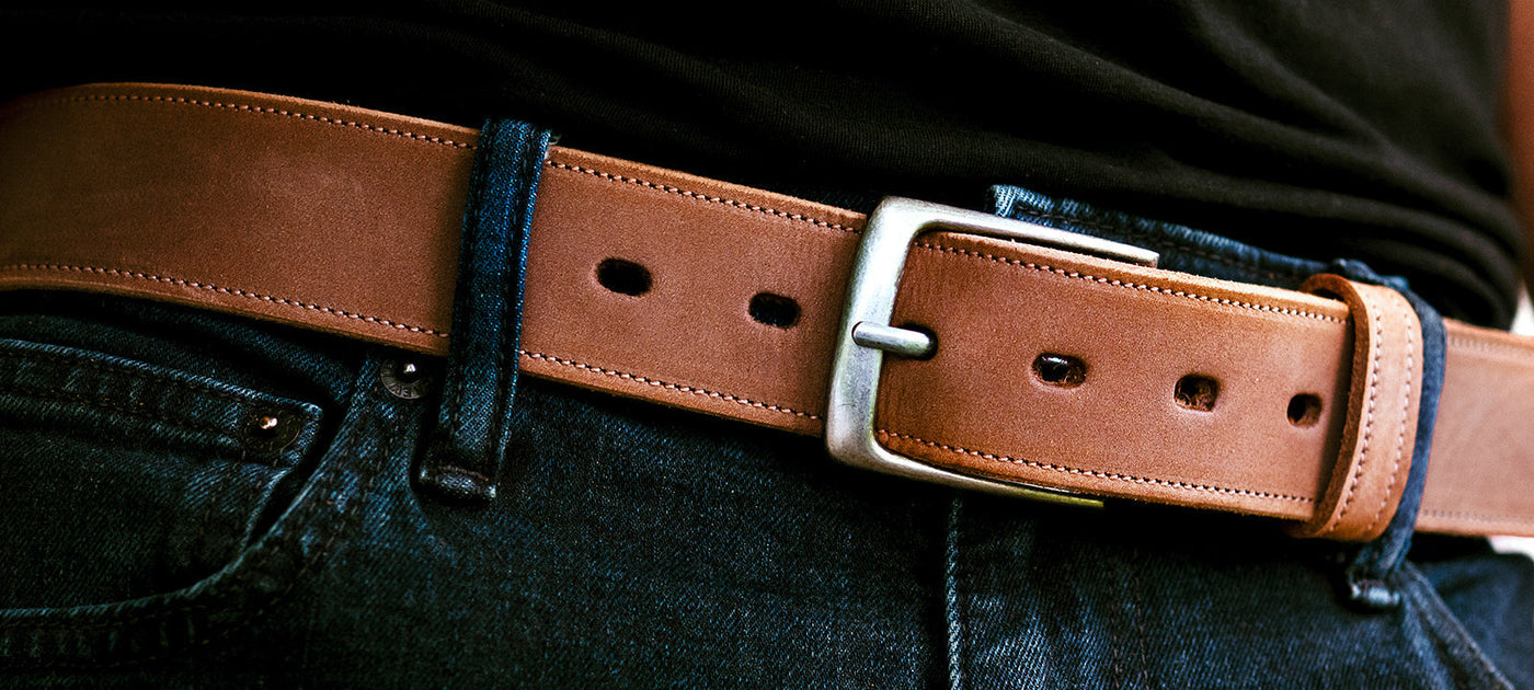 How to Put on a Belt - Hanks Belts