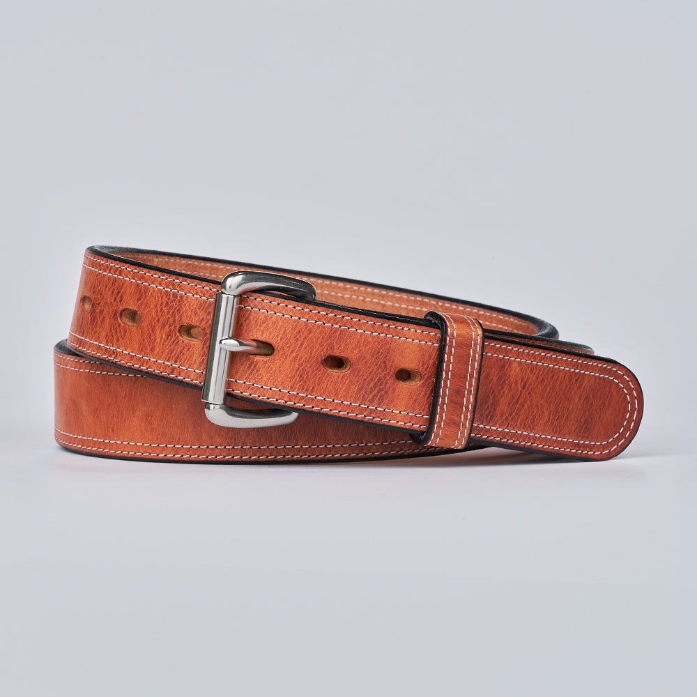 Leather Gun Belt - Harness Leather - Hanks Belts