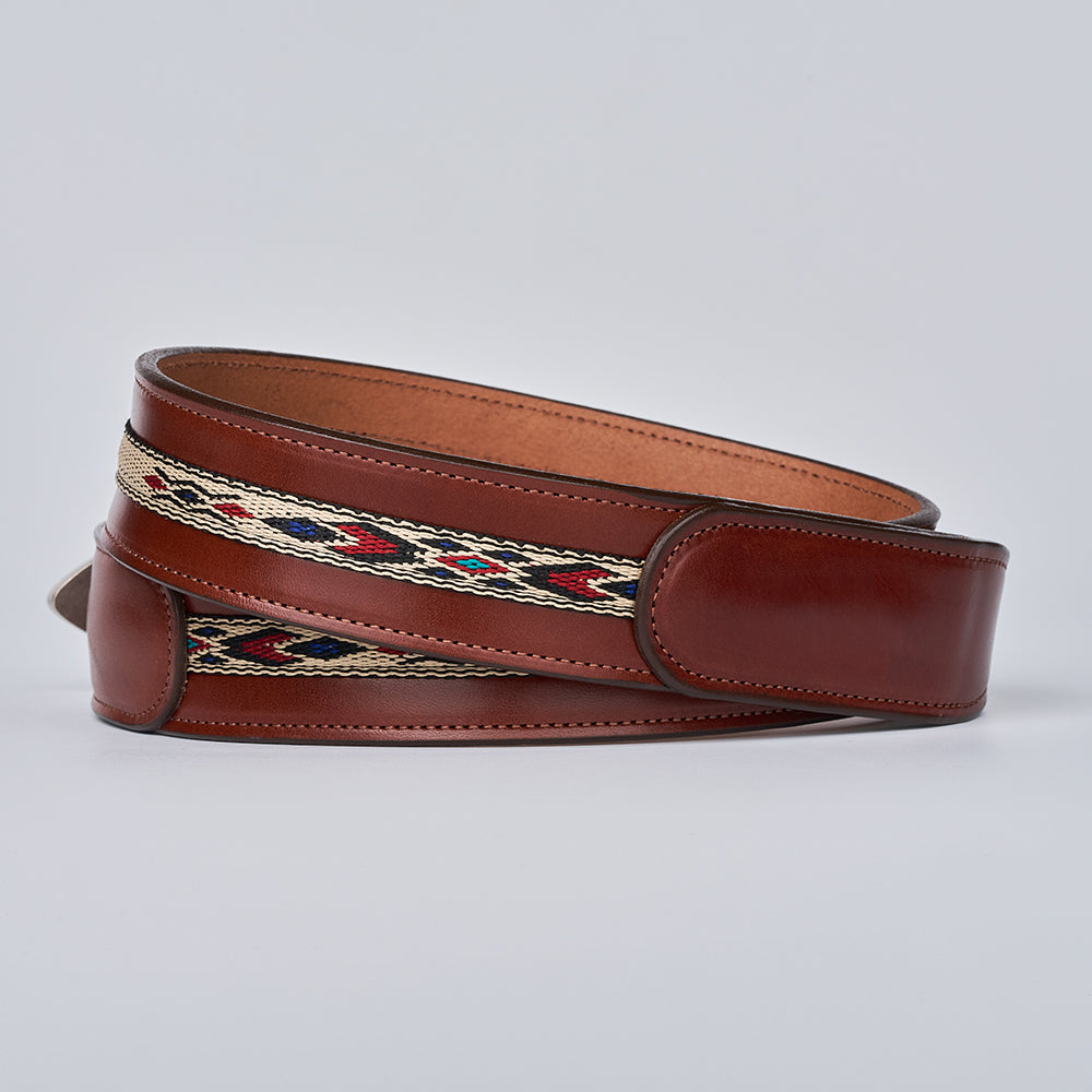 Men's USA Made Quality Leather Belt with Western Flair Design | Seneca ...