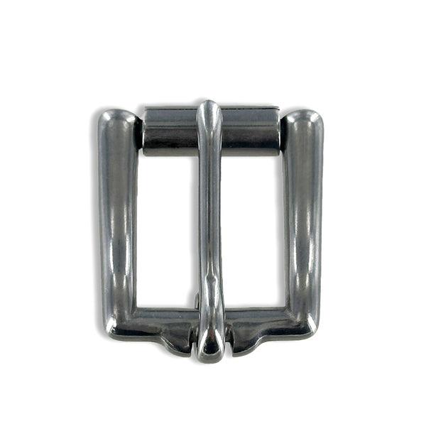 Nickel Plated Steel 1 Inch Premium Roller Buckle - Hanks Belts